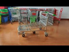 Supermercado Armazém Logística Caminhão Móvel Dobrável Para Transporte de Mercadorias