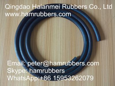China Black Oxygen welding rubber hose with blue stripe for sale
