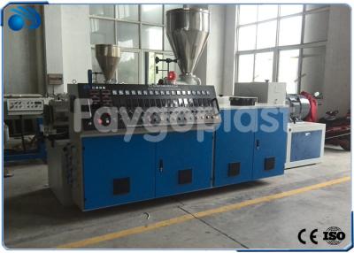 Cina Macchina gemellata conica dell'espulsore del PVC della vite, linea di plastica 250-380kg/h dell'estrusione dello strato in vendita