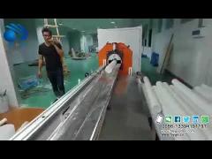pe pipe production line stable running customer's factory