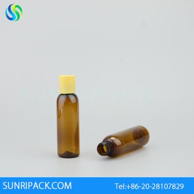 China 60ml cosmo round plastic bottles, 60ml cosmo round amber plastic bottles for sale