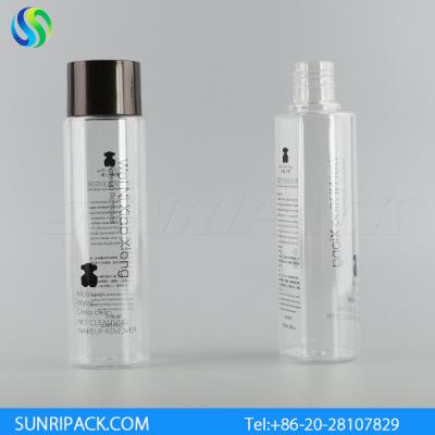 China 150ml toner plastic bottle, 5oz clear round PET bottles, empty plastic bottle, Shampoo Bot for sale
