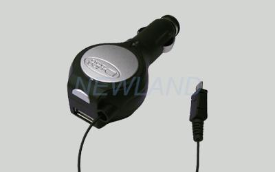 Cina caricatore ritrattabile di 5V 2A micro USB, caricatore portatile dell'automobile di USB per IPad in vendita