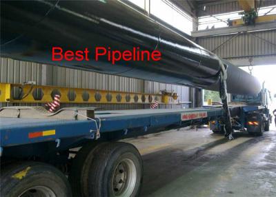 China EN-PN 10285 3 PE Coated Pipe , Epoxy Lined Carbon Steel Pipe Gas / Water Use for sale