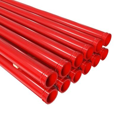China 5 Inch Seamless Wear-resistant Q345B Steel Concrete Pump Pipe for Construction Machinery Parts for sale