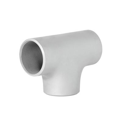 China 12-inch Diameter Butt Weld Tee with Temperature Range -50°C To 600°C and Pressure Rate PN10 To PN40 for sale