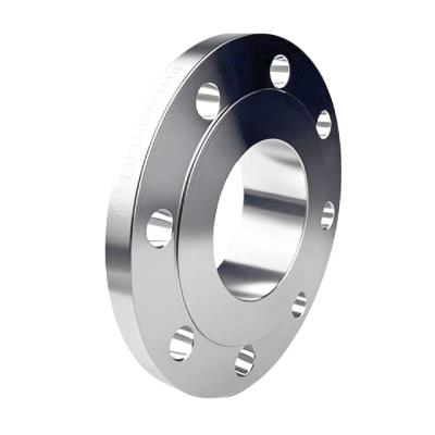 China Corrosion Resistant Super Austenitic Stainless Steel EN 10028-7 Compliant Slip on Plate Flange for sale