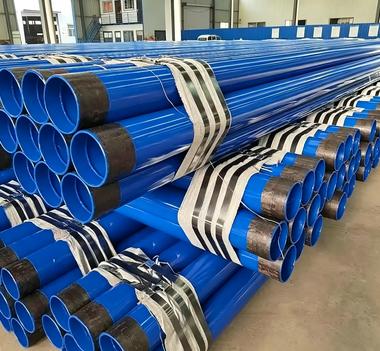 China Plastic-coated Steel Pipe with High Corrosion Resistance for Welding or Mechanical Joints in Standard Lengths 6m or Customized for sale