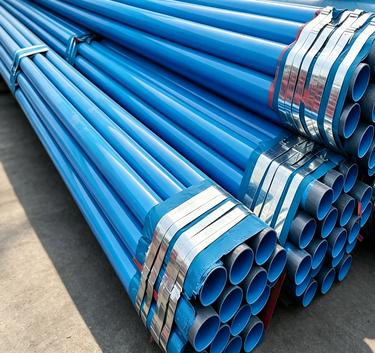 China Long Service Life Plastic-coated Steel Pipe with Anti-corrosion Durability and Threaded Installation Method for sale