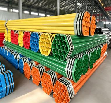 China Strong Corrosion Resistance 3PE Coated Steel Pipe with Bending Processing Service for Diameter 20mm to 1420mm for sale