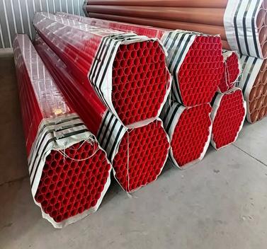 China 2.1 to 3.75 mm Thickness Coated Steel Pipe with Fusion Bonded Epoxy FBE Coating and Temperature Rating for Harsh Environments for sale