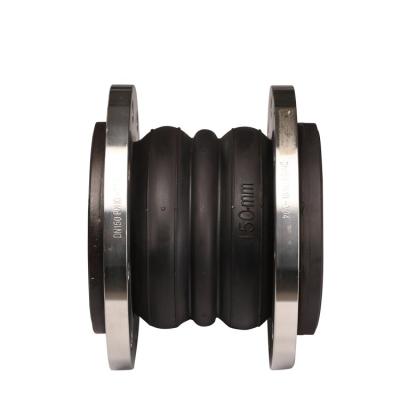 China double sphere flexible joint   SS304 flange rubber expansion joint for sale