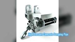 High Pressure Concrete Pumping Pipe 10 MPa Seismic Support