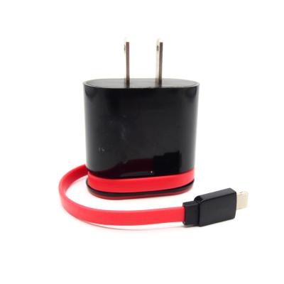 中国 2.1A 5Vのデュアル ポートの速い壁の充電器、USBの充電器の壁のAdapterWithケーブル管理 販売のため