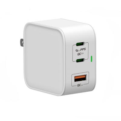 Cina adattatore del palladio di 65w Gan Charger Type C con controllo di qualità 4,0 una spina pieghevole dei 3,0 Stati Uniti in vendita