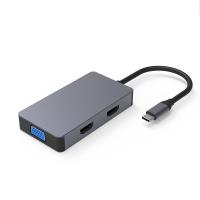 China 5Gbps USB C 5 In 1 Adapter for sale