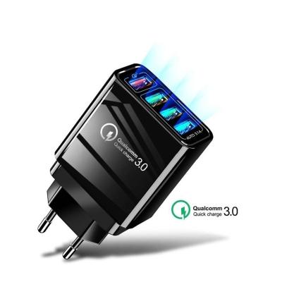 中国 多左舷旅行18w速い充電器軽量のQualcommn 3.0 4つの港USBの充電器 販売のため