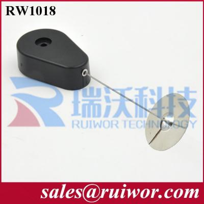 China RW1018 Retractable Security Pull Box with round removeable tuit used for signage support for sale