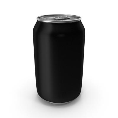 China Het ronde Zwarte Aluminium van Matte Printed 16oz 473ml kan Te koop