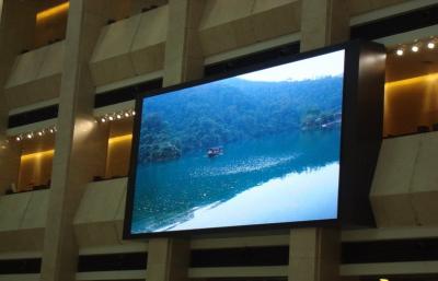 China Super Vivid Color Outdoor LED advertising board With 6000 cd / ㎡ Brightness for sale