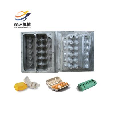 China semi automatic small molded pulp paper chicken egg tray making machine for sale