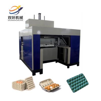 China 30 holes egg tray machine line / paper fruit tray making machine / high speed automatic egg tray machine for sale
