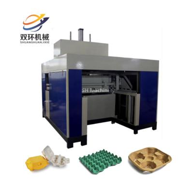 China strawberry molding machine / pulp moulding fruit tray machine / seedling tray machine for sale
