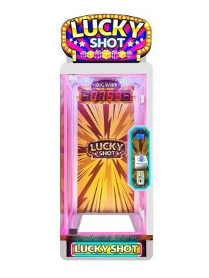 China Lucky Shot 10 seconds Arcade Scissors Machine Custom Design Coin Operated Doll Machine Metal & Acrylic Kid Games Machine for sale