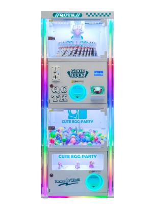 China Capsule Toy Vending Machine Coin Operated Machine with Transparent Display Case for Game Stores for sale