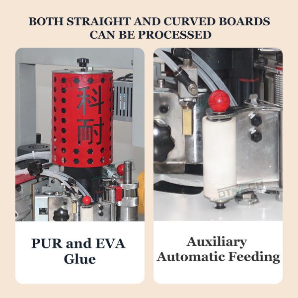 Quality wood mdf woodworking automatic edge banding machine laser contour curved for sale