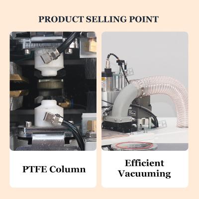 China DTMACH pvc edgeband trimmer automatic curve line edge banding and edge trimmer machine for sale