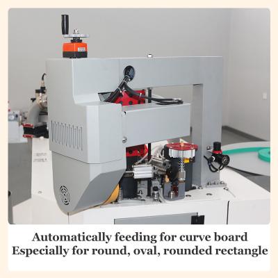 China good price 0.4-3 mm wood board pvc automatic linear and curve edge banding machine for wood panel sale for sale
