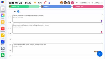 China Lightweight Digital Calendar with Touchscreen User Interface and Battery/USB Powered for Efficient Time Management for sale