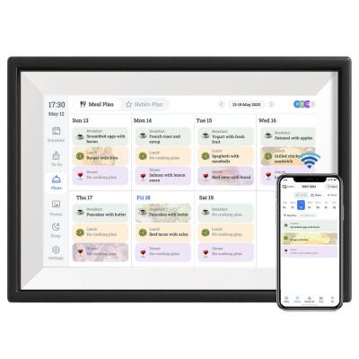 China Smart Calendar Display with Touchscreen Syncs With Google Calendar And Outlook Weighing 300 Grams for sale