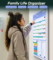 China LED Backlight Digital Calendar with Wi-Fi Enabled Syncs With Google Calendar for Efficient Scheduling for sale
