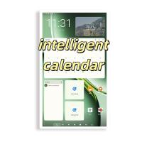 China Multiple Dateformat Digital Calendar Display , Wall Mounted TouchScreen Calendar Display for sale