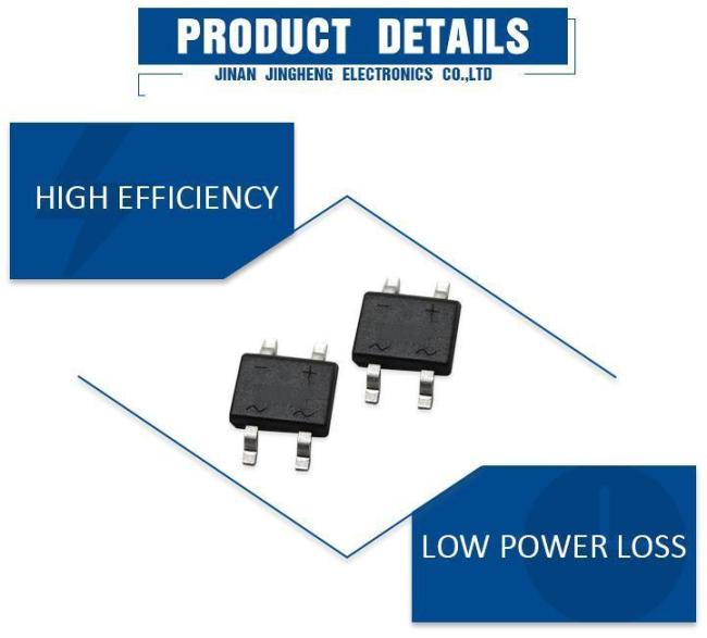 MB6S 1A/600V MBS Package Bridge Rectifier
