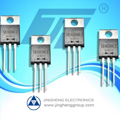 Cina Struttura di lega SR10200CT 10A 200V Diodo rettificatore di barriera Schottky nel pacchetto ITO220AB in vendita