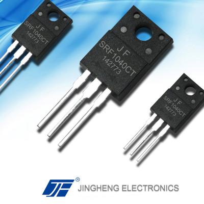 China SRF20200LCT legeringsstructuur 20A Hoogvermogen lage Vf Schottky-diode in ITO-220AB-pakket Te koop