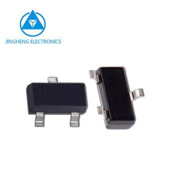 China NO LIGHT Surface Mount NPN Plastic-Encapsulate Transistors MMBT2222A 300mW SOT-23 Case for sale