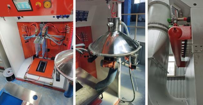 Powder Coating Line with Overhead Conveyor System Equipment for Profiles