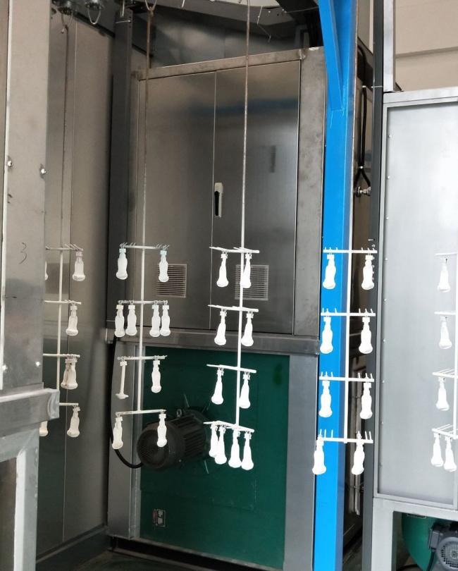 Automatic Glass Lubricant Spraying Painting Line with Conveyor System