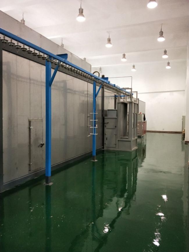 Automatic Glass Lubricant Spraying Painting Line with Conveyor System