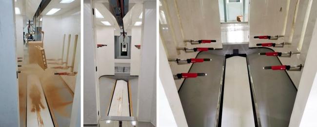 Powder Coating Line Madeinchina for Carbon Steel Sheet with Robot Polish