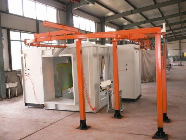 Top Manual Electrostatic Powder Coating Spray Booth Powder Coating Line