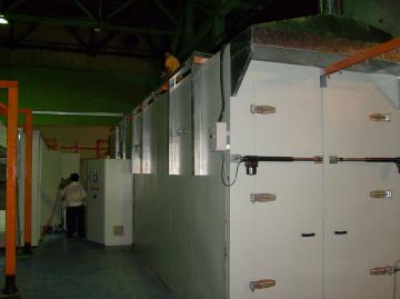 Cutomized Powder Coating Line with Manual Spray Guns