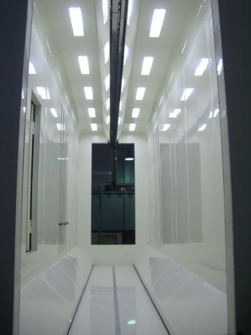 Professional Automatic Stainless Steel/PVC/Carbon Steel Powder Coating Booth with Clean Room