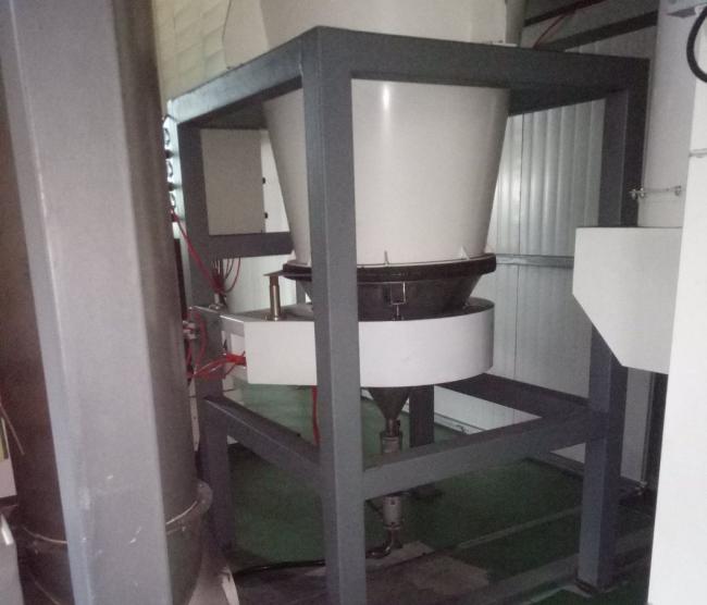 Fast Color Change Big Cyclone Powder Recovery Box with Filter for Powder Coating