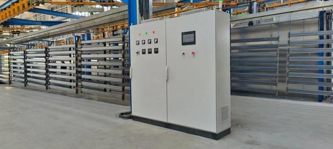 Automatic Electrostatic Powder Coating Line with PP Spray Booth for Metal Shelves