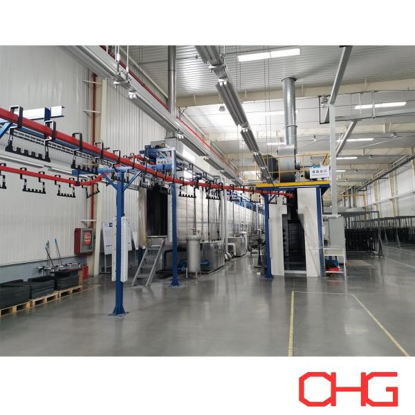 Quality Customizable Monorail Conveyor System For Powder Coating Production Line for sale